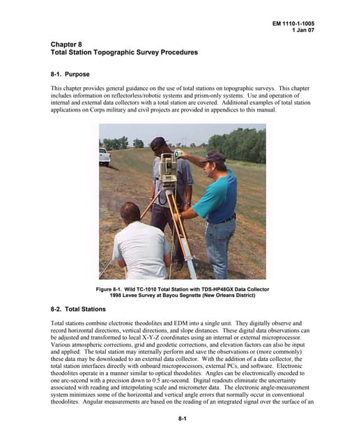 surveying Work methodology | PDF