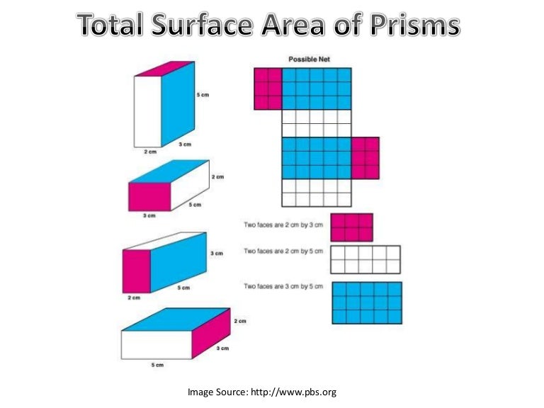 Total Surface Area of Prisms