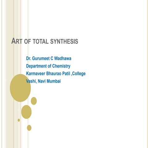 Total synthesis | PPTX