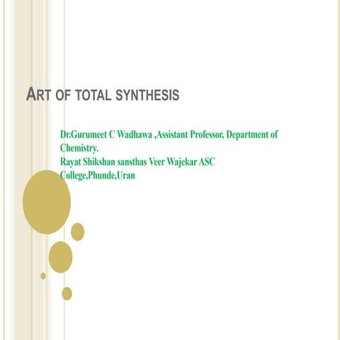Total Synthesis.pptx