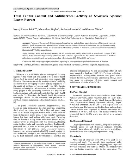 Screening of antipyretic drugs | PPTX | Chemistry | Science