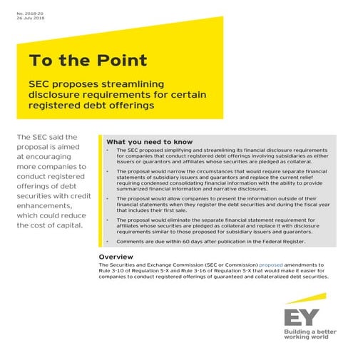 Sec reporting update smaller reporting companies | PDF
