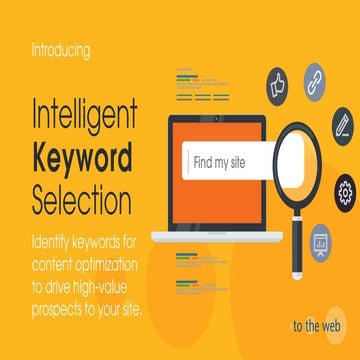 Intelligent Keyword Selection to Improve Search Ranking for B2B ...