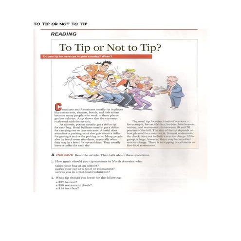 To Tip or Not to Tip | DOC