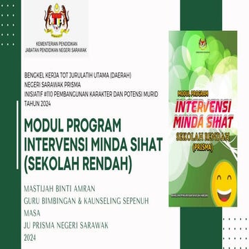 TOT MODUL PRISMA SR - KEMENTERIAN PENDIDIKAN MALAYSIA | PDF