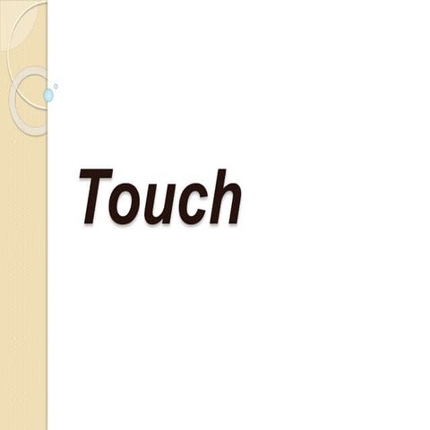 Touch | PPT
