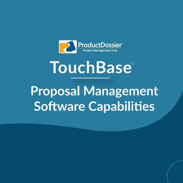 Touch base proposal capabilities | PDF | Computer Software and Applications | Computing