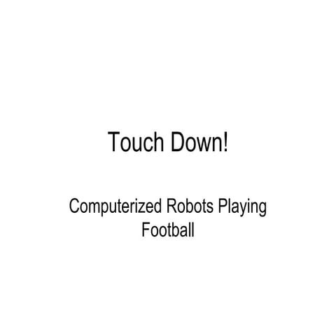 Touch Down! | PPT