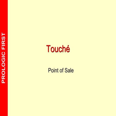 Touche- Point of Sale | PDF