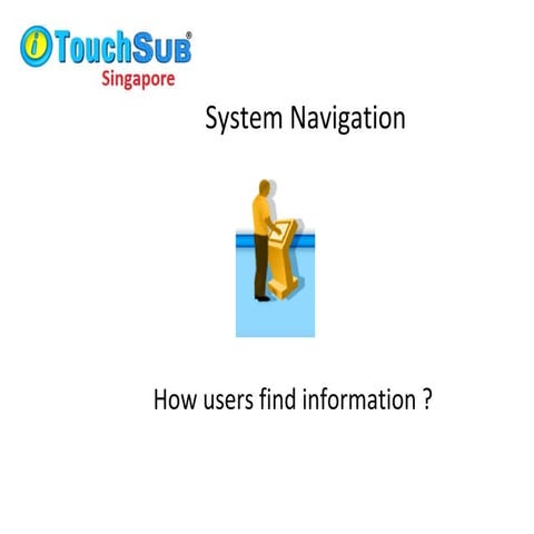 Touch Navigation | PPT | Internet | Computing