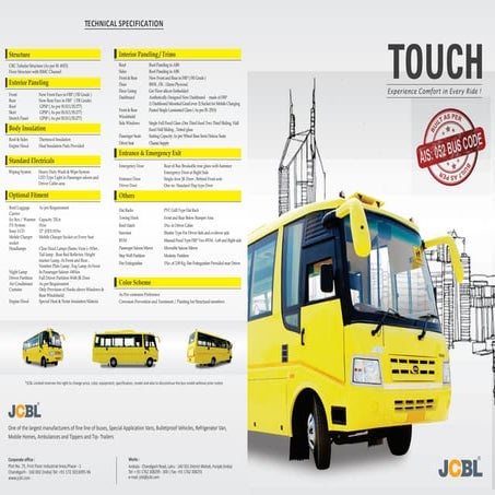 Touch: School bus by JCBL | PDF