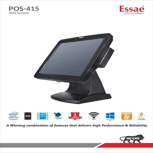 Essae is leading manufcature of touch screen pos system | PDF