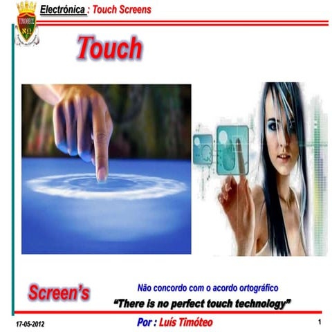 Touch sreens | PPSX