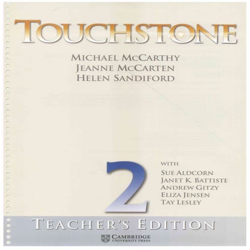 Touchstone 2 teacher's | PDF