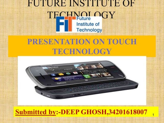 Touch Screen Technology | PPT