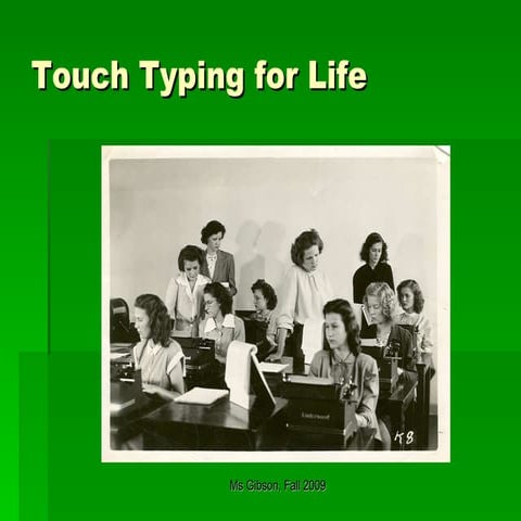 Touch Typing | PPT