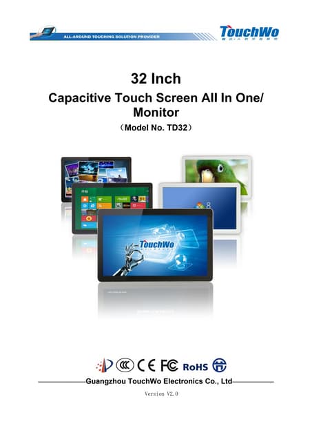 Touchwo 15.6inch pcap touch screen all in one v2.0 td156 | PDF | Operating Systems | Computer ...