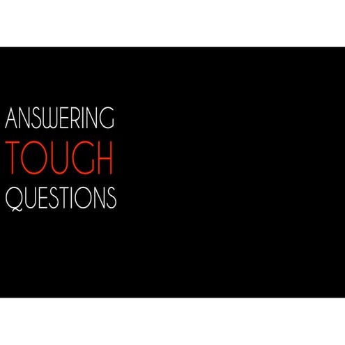 Answering Tough Evangelism Questions | PDF