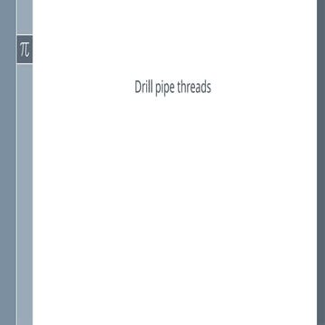 drill pipe threads for blasthole mining.pptx