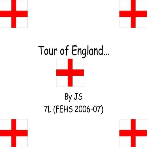 Tour Of England - Student Example (2) | PPT