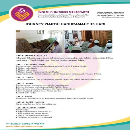 Tour ziarah-yaman-13-hari | PDF