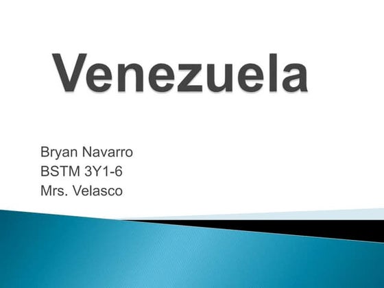 Presentation Venezuela | PPTX