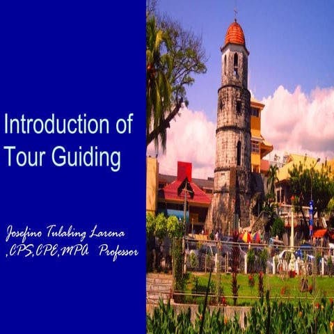 Tour Guiding | PPT