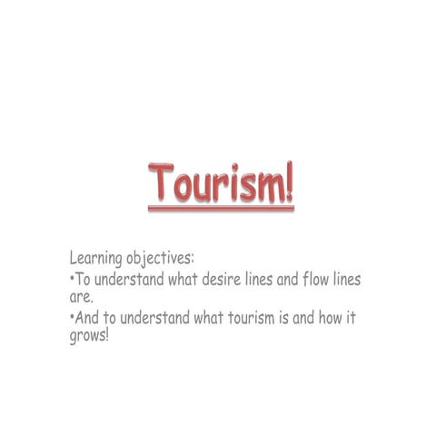 Tourism! | PPT