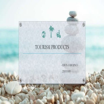 Tourism products classification. .pptx