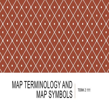 Tourism -Map terminology and map symbols.pptx