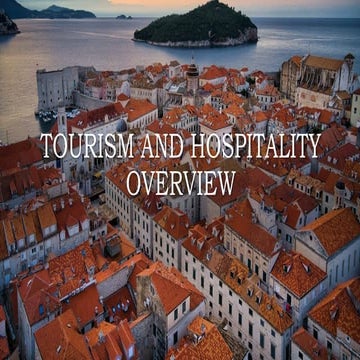 Tourism and Hospitality Overview in the Philippines | PPTX