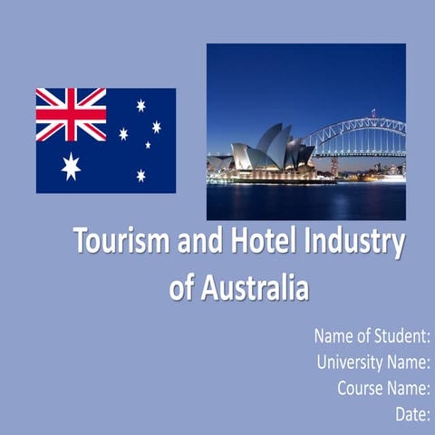 Tourism and hotel industry australia ppt | PDF