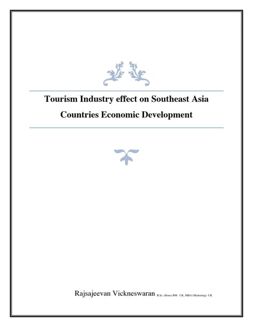 A review of tourism development in malaysia | PDF