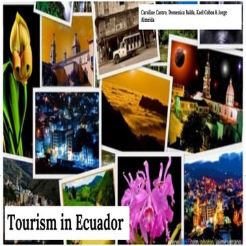 Tourism in ecuador, a country multiverse | PPTX