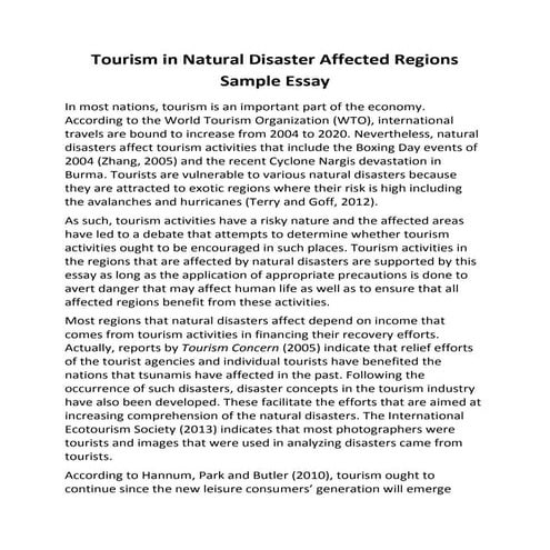 Impacts of-natural-disaster-in-tourism-and-related-livelihoods | PPTX