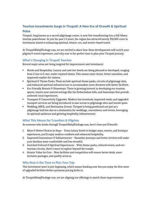 Tirupati vs Tirumala Tirupati vs. Tirumala: Understanding the Heart of ...