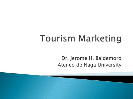 Toursim marketing mix | PPTX
