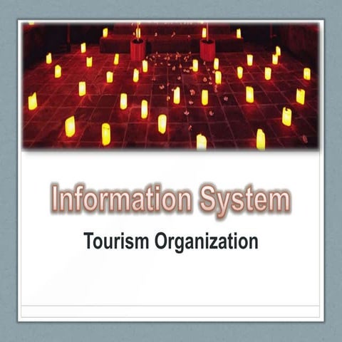 Tourism Organization | PPT