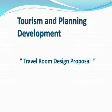 Tourism & planning development | PPT