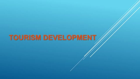 National tourism policy | PPTX