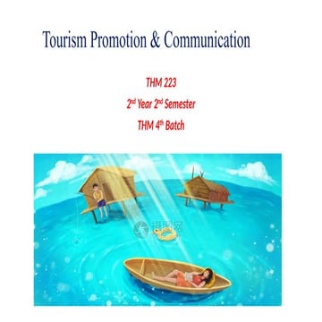 Tourism Promotion & Communication PPT 1.pptx