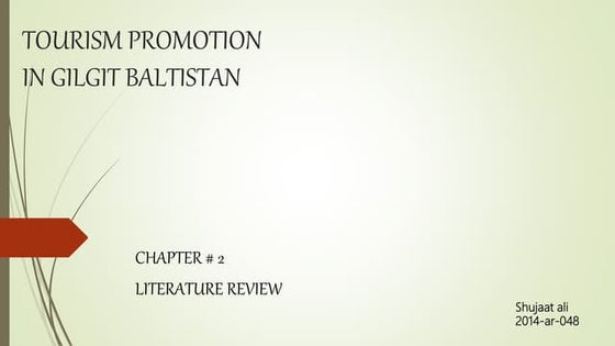 Tourism in Gilgit Baltistan | PPTX | Travel Locations | Travel