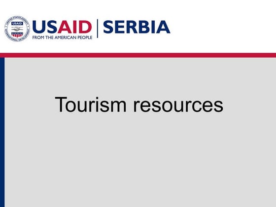 Components of tourism | PPT