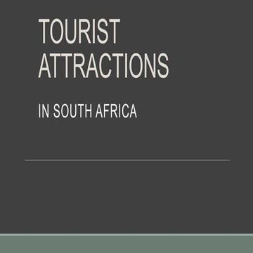 Tourism slides attractions | PPTX