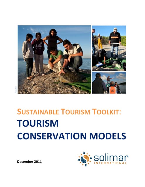 “Sustainable tourism for biodiversity conservation – Case study: El ...