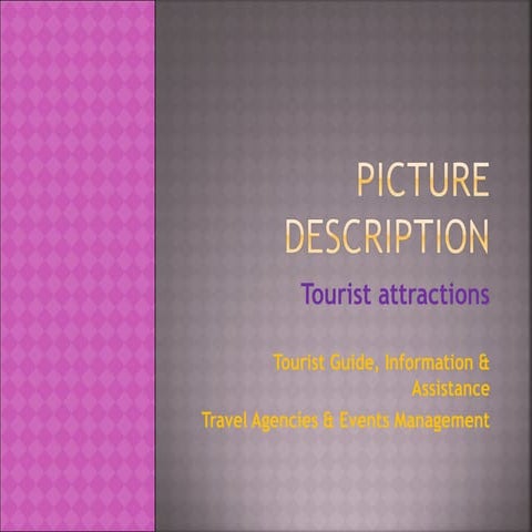 Tourist attractions | PPT