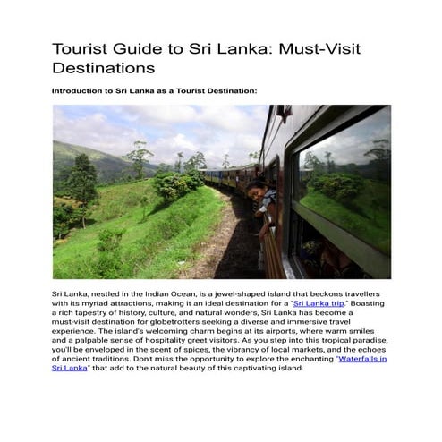 Tourist Guide to Sri Lanka_ Must-Visit Destinations.pdf