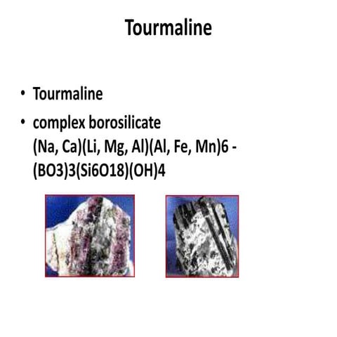 Tourmaline excellent for sept 16 th | PPTX