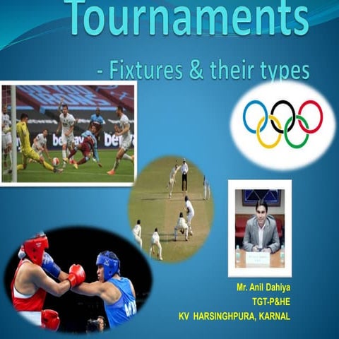 Tournaments and its types types | PPTX