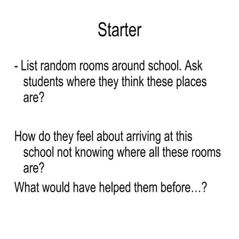 Tour Of The School | PPT